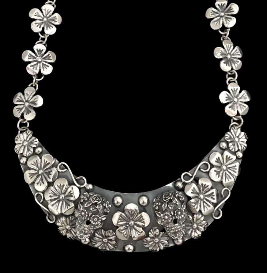 Double Skull Pectoral Necklace : Elysium Inc